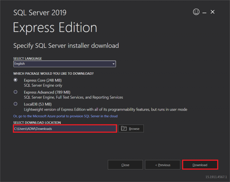 Cài đặt Microsoft SQL Server và SSMS