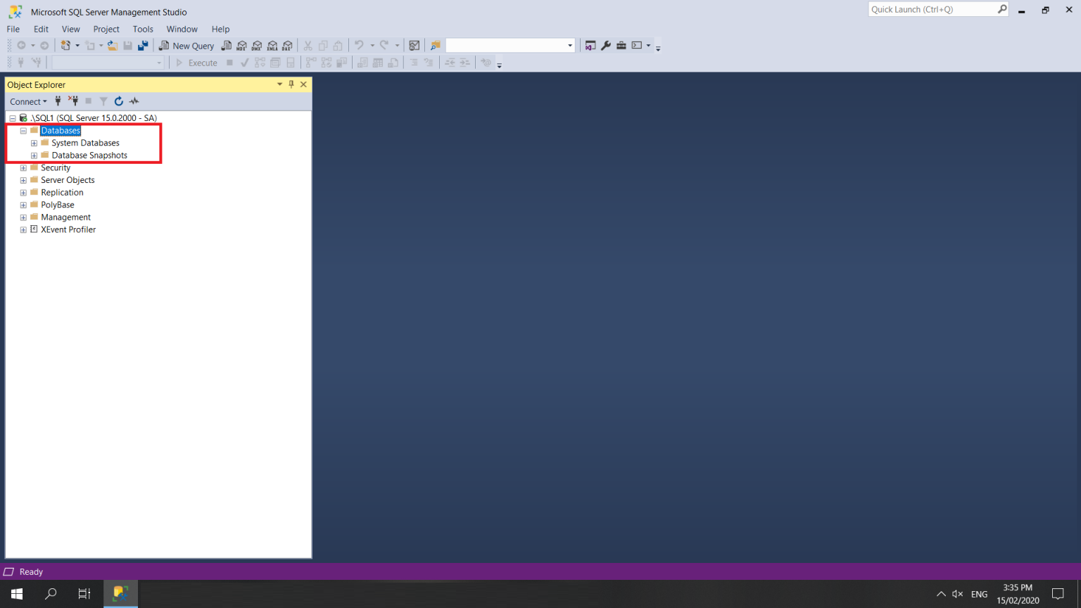 Cài đặt Microsoft SQL Server và SSMS