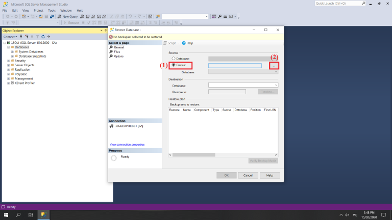 Cài đặt Microsoft SQL Server và SSMS