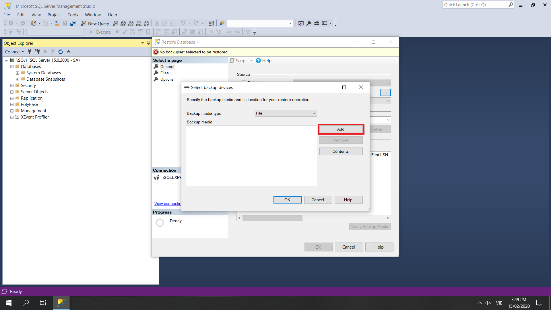 Cài đặt Microsoft SQL Server và SSMS