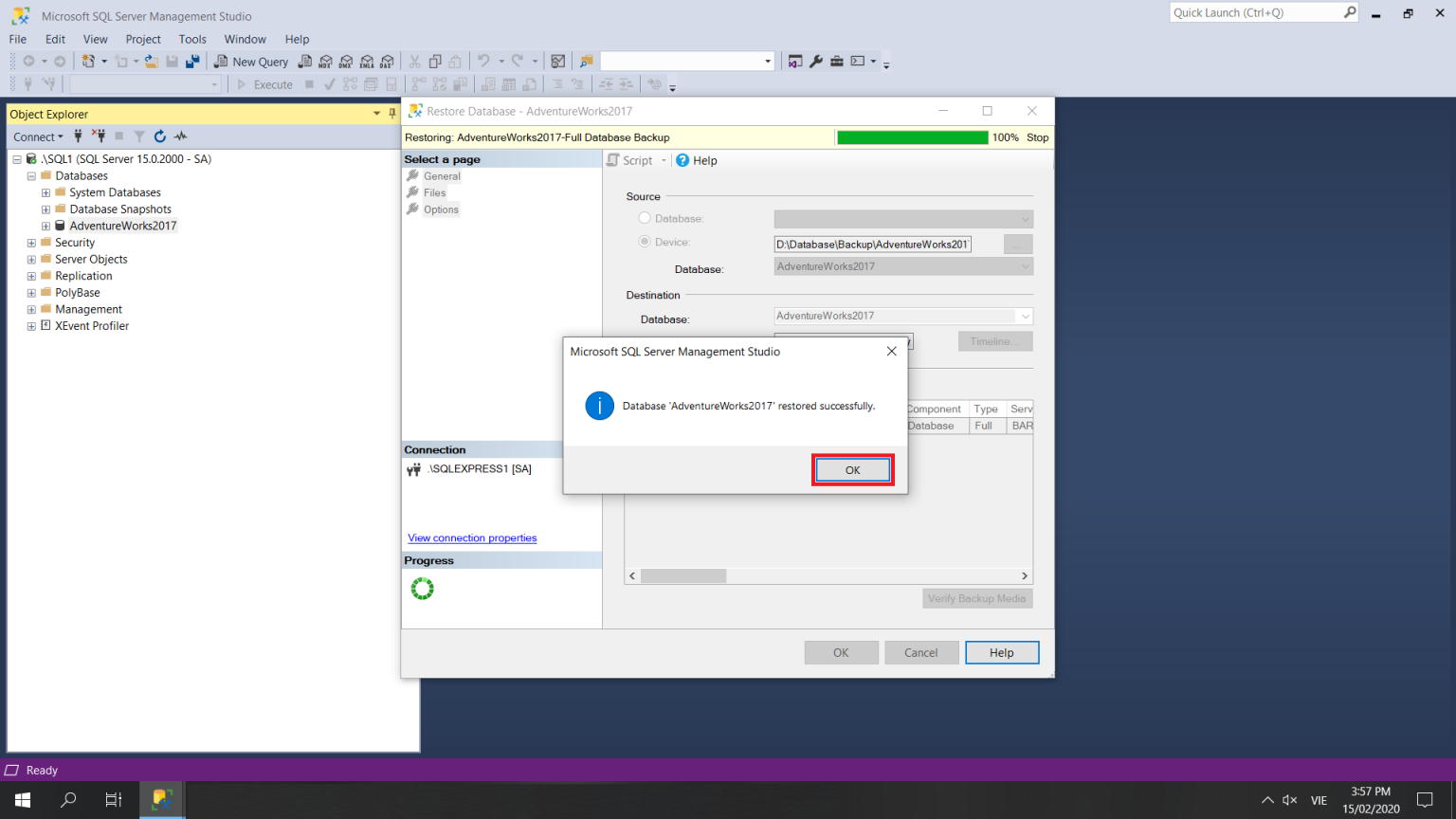 Cài đặt Microsoft SQL Server và SSMS