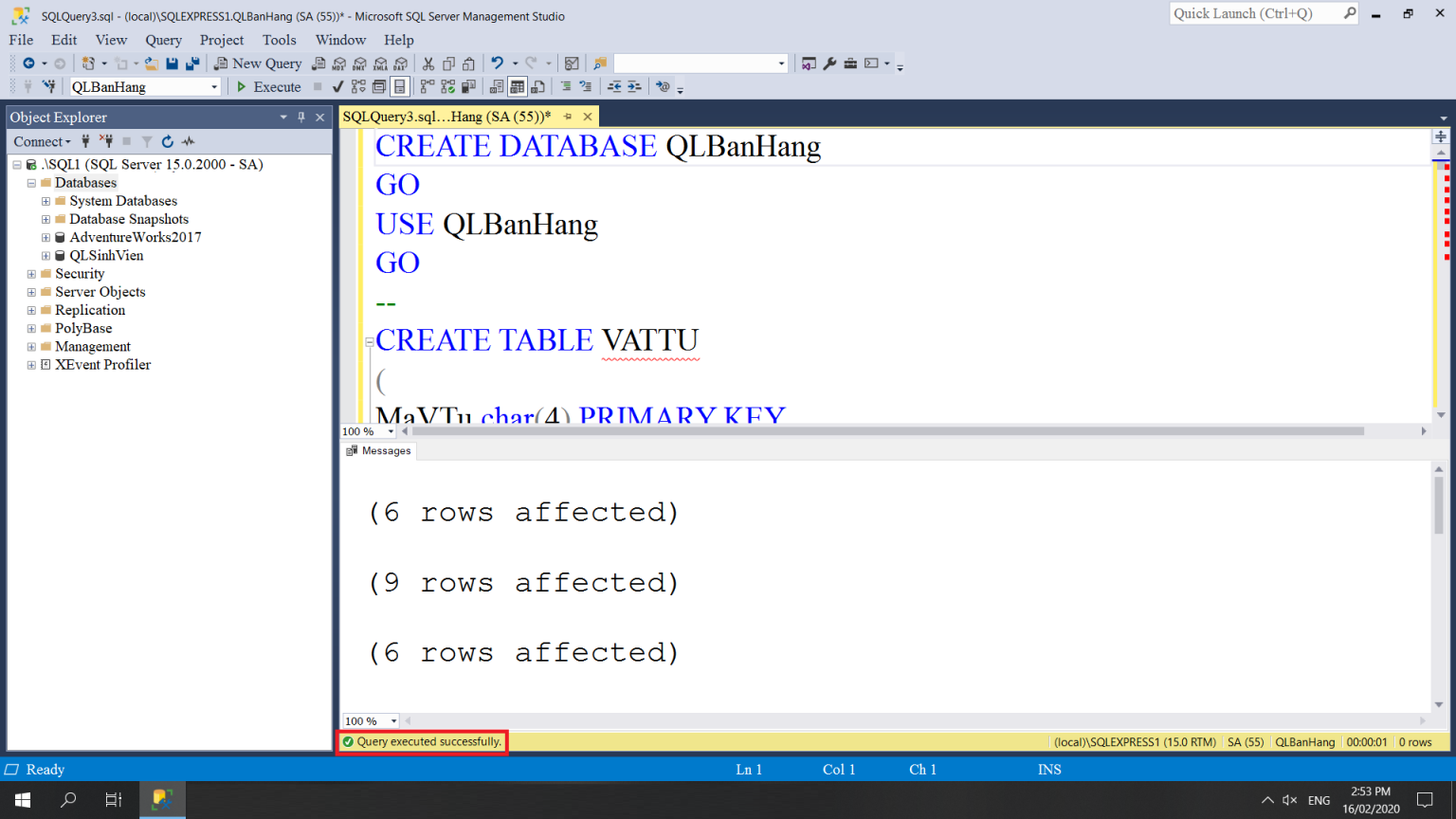 Cài đặt Microsoft SQL Server và SSMS