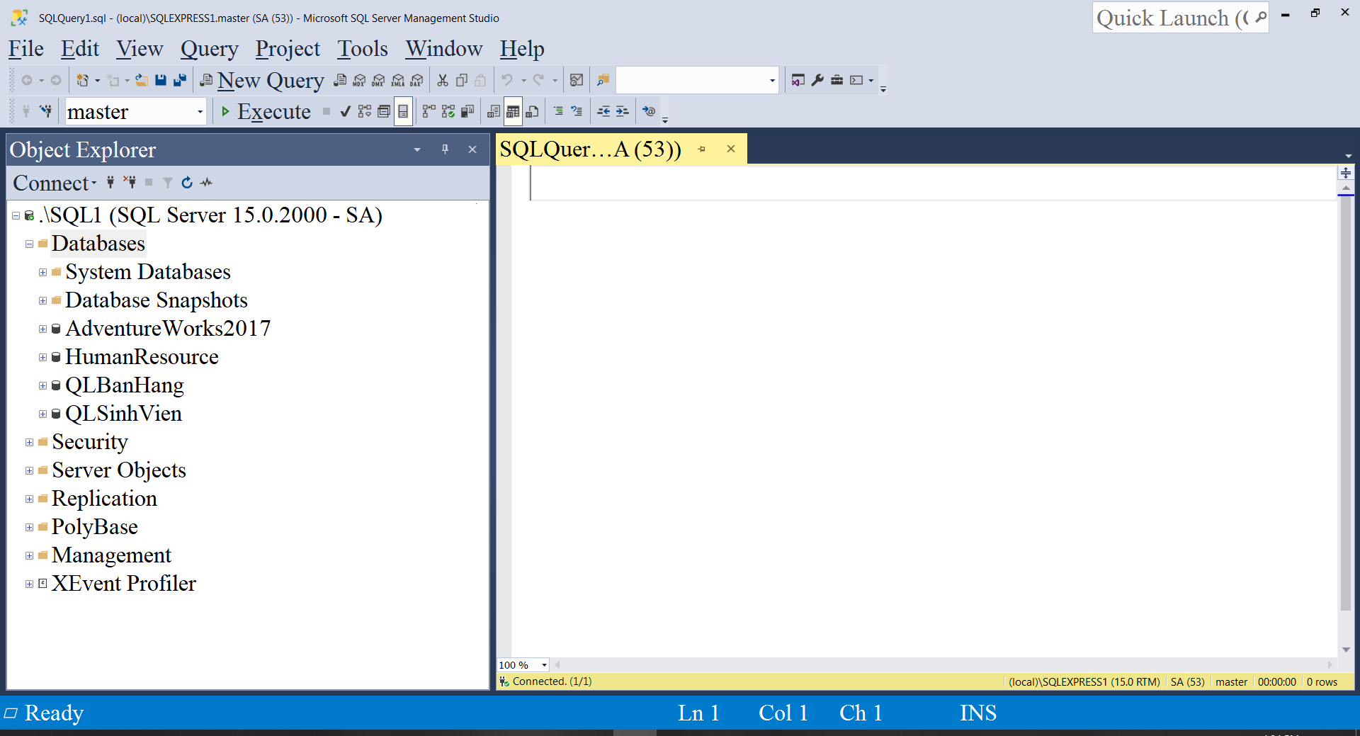 Cài đặt Microsoft SQL Server và SSMS