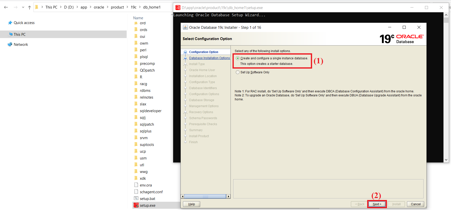Cài đặt Oracle Database và SQL Developer