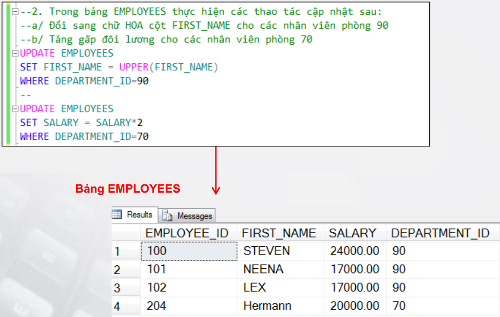 MERGE - Lệnh trộn dữ liệu