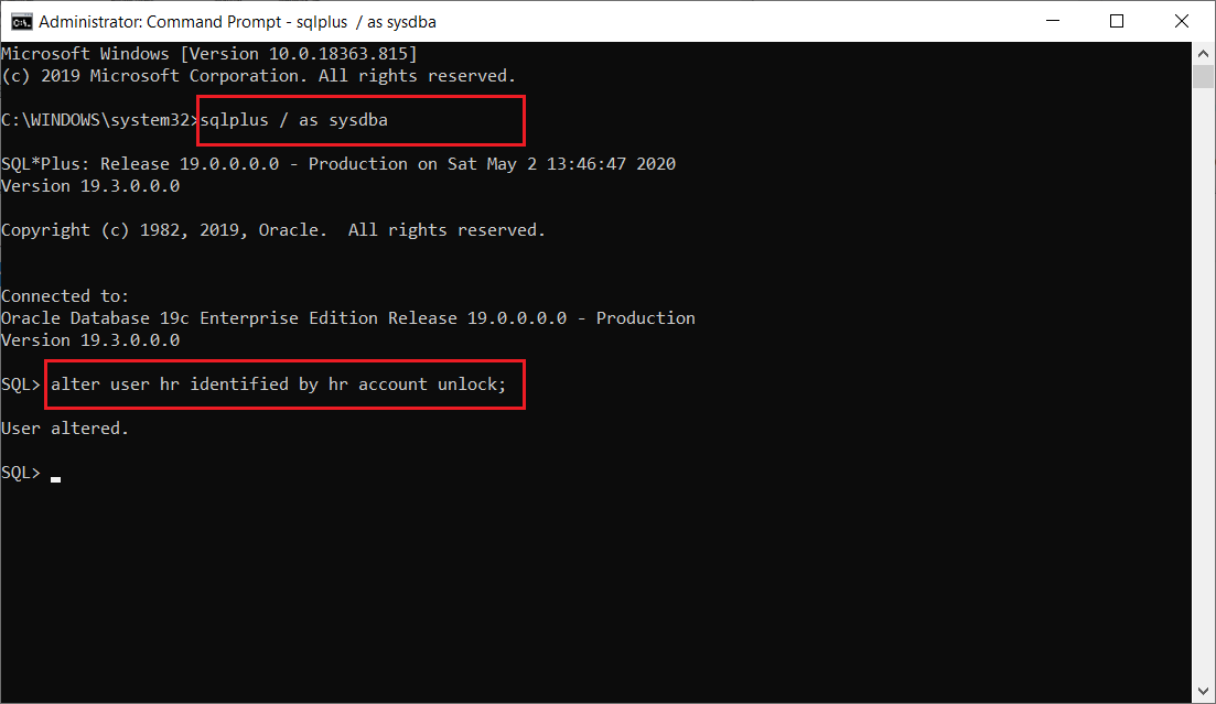 Cài đặt Oracle Database Và Sql Developer