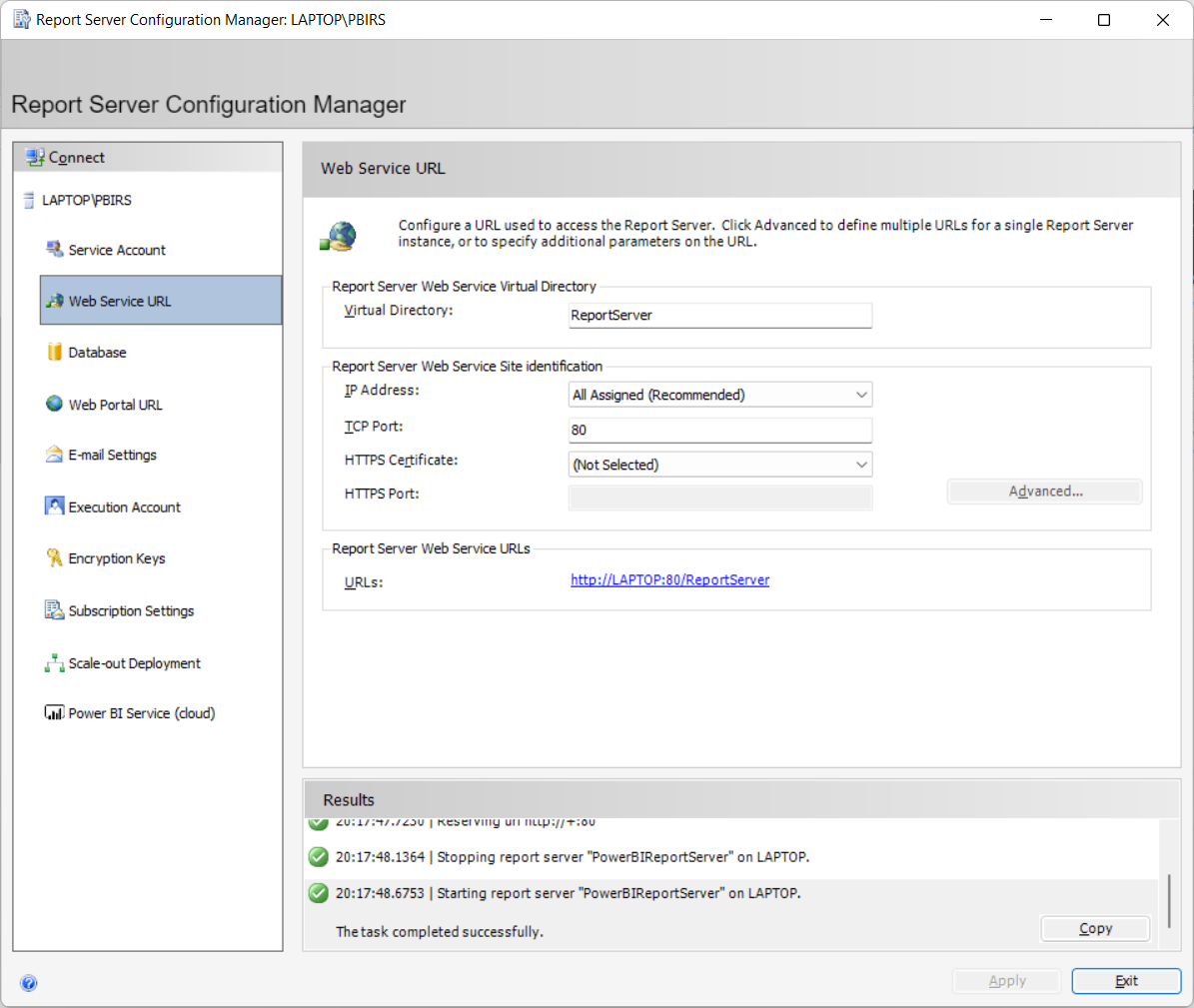 Hệ thống báo cáo trên Power BI Report Server (PBIRS)