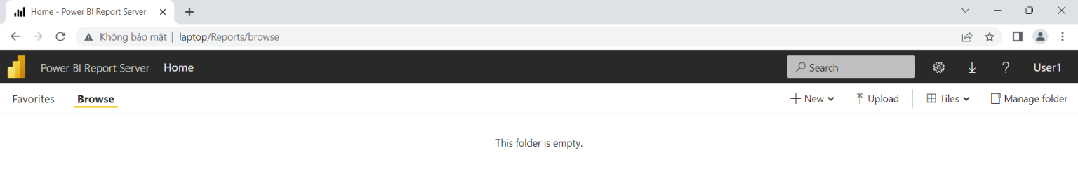 Hệ thống báo cáo trên Power BI Report Server (PBIRS)